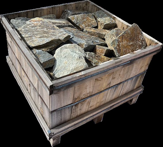 RUSTIC SLATE ROCKERY - The Otter Nursery